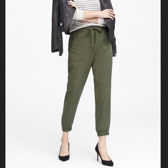Banana Republic | Pants & Jumpsuits | Banana Republic Olive Green Heritage Lyocell Tencel ...